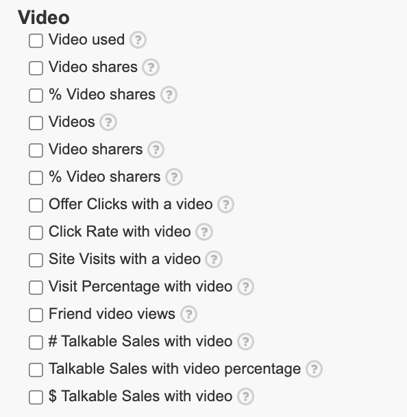 Video Metrics Now Available in Metrics Aggregation Report (MAR) | Talkable