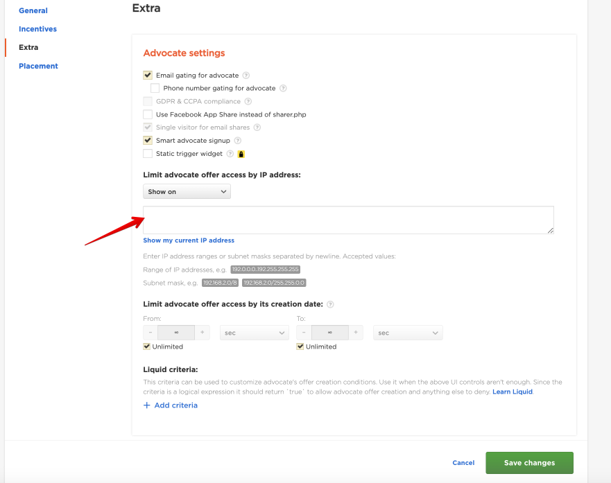 Support for Multiple IP Addresses | Talkable